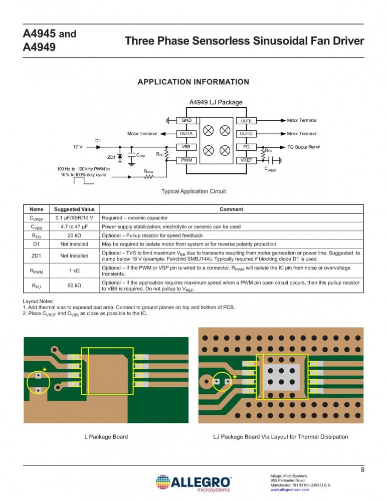 A4949GLJTR-T datasheet page 8
