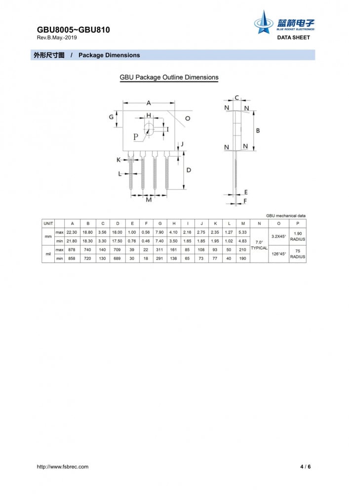 GBU810 datasheet page 4