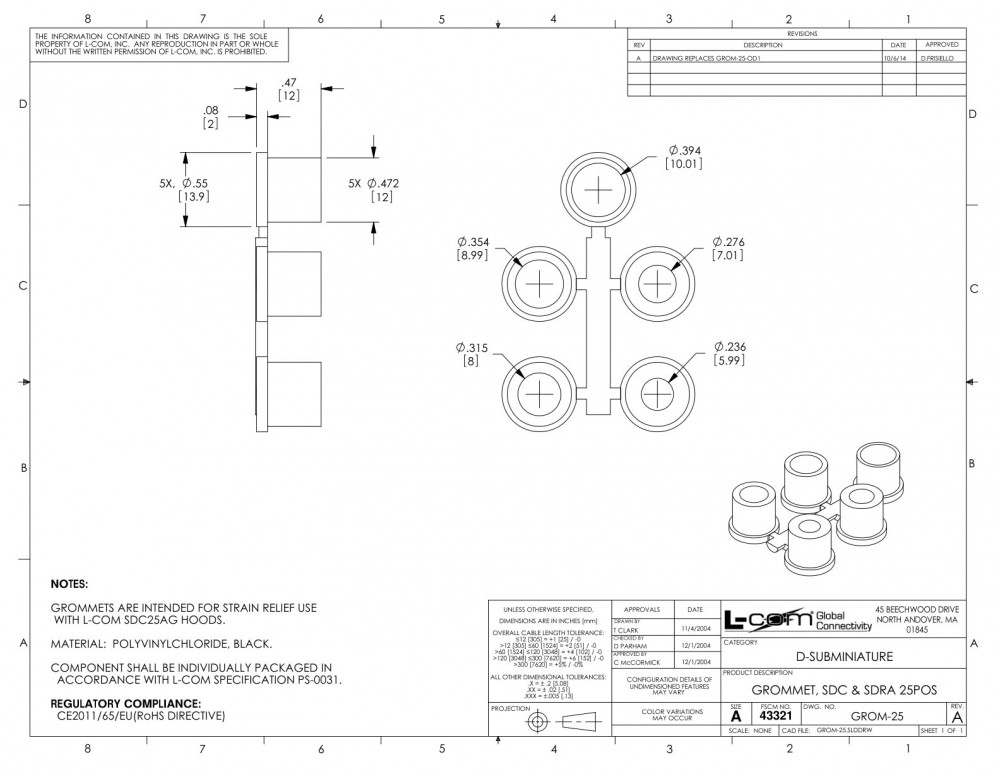 L-com GROM-25 technical document preview