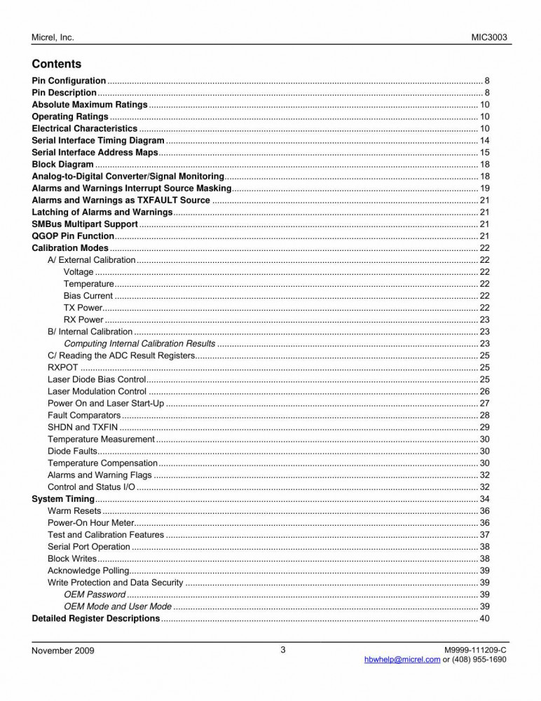 MIC3003GML datasheet page 3