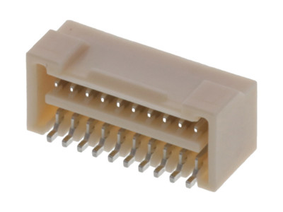 1.00mm Pitch, Pico-Clasp PCB Header, Single Row, Vertical, Surface Mount, 0.10µm Gold Plated, Inner Positive Lock, 7 Circuits, Natural