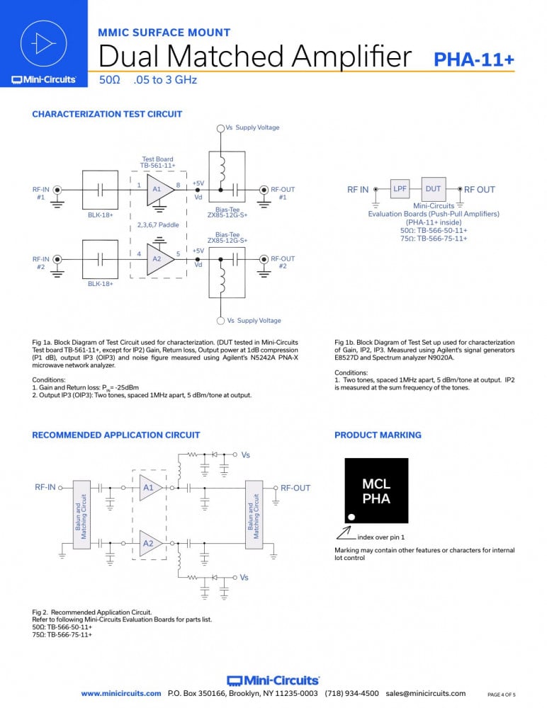 PHA-11+ datasheet page 4