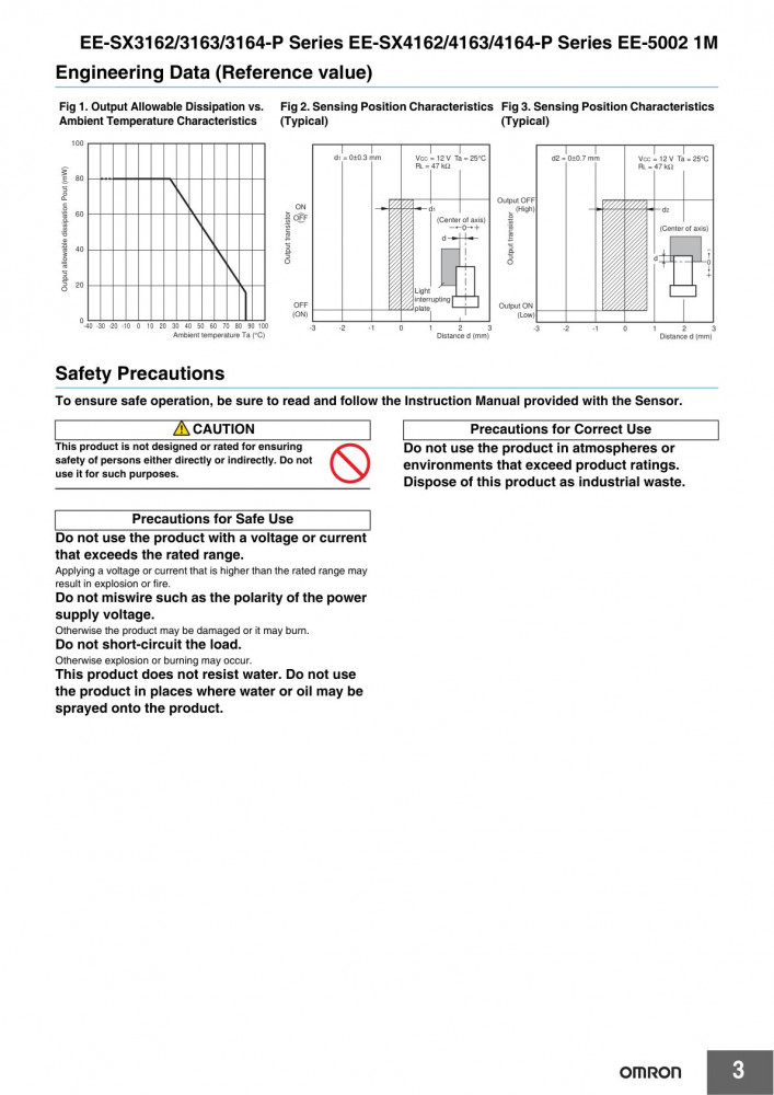 OMRON EE-SX3162-P2 datasheet page 3