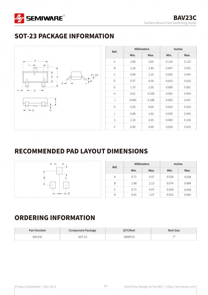 BAV23C datasheet page 4