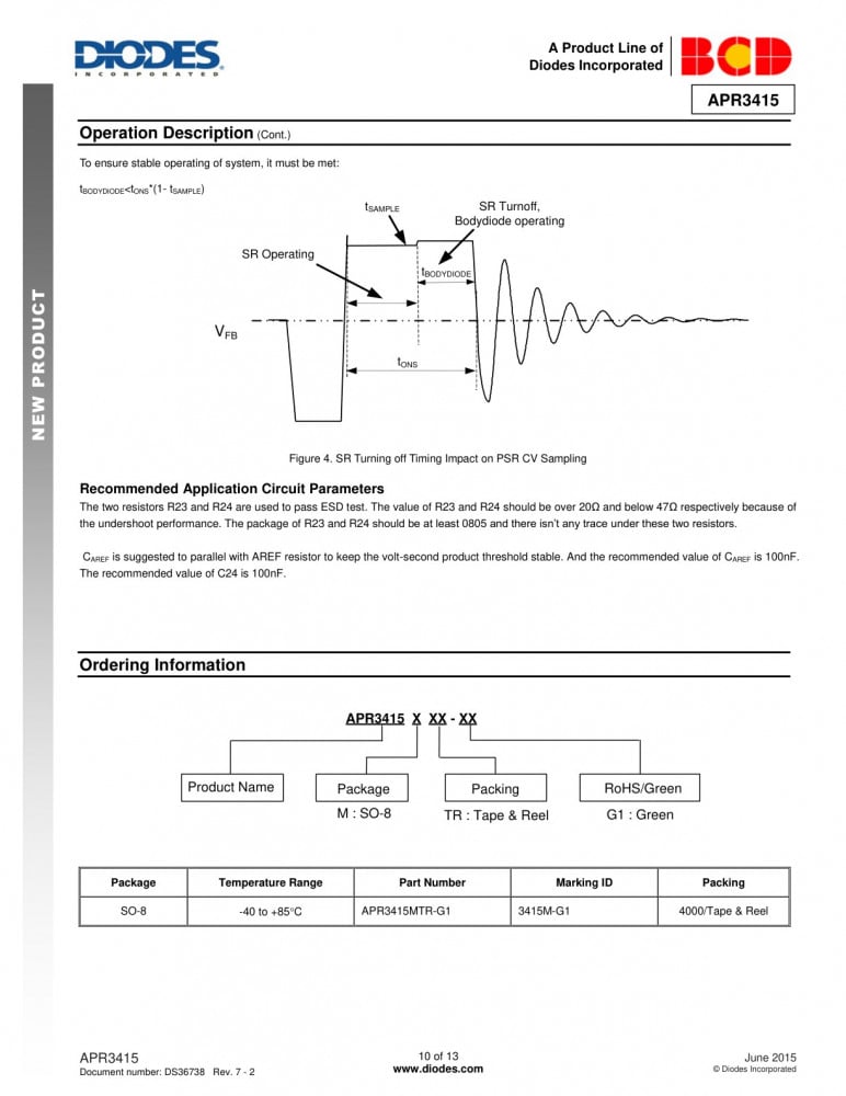 APR3415 technical document page 10