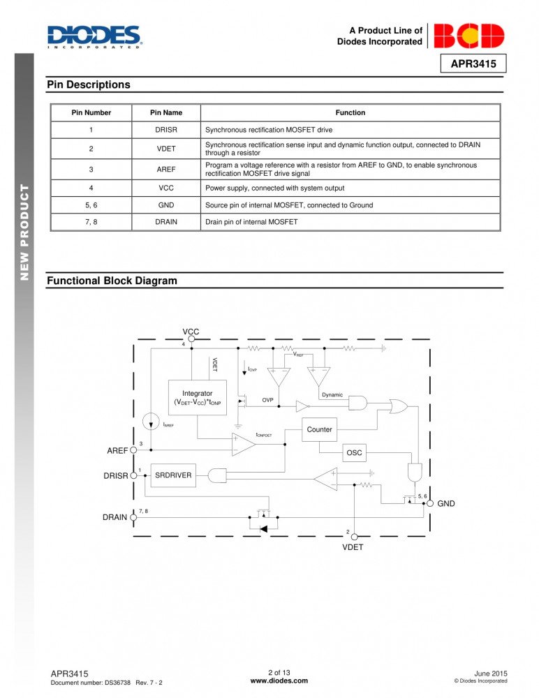 APR3415 technical document page 2