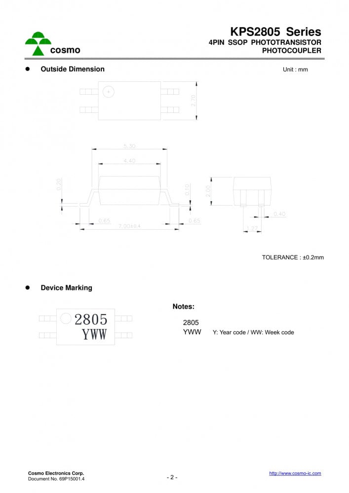 KPS28050ETLD datasheet page 2