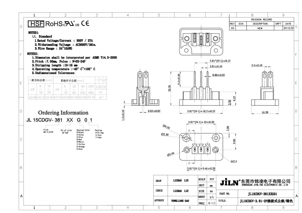 JL15CDGV-38106G01 technical document page