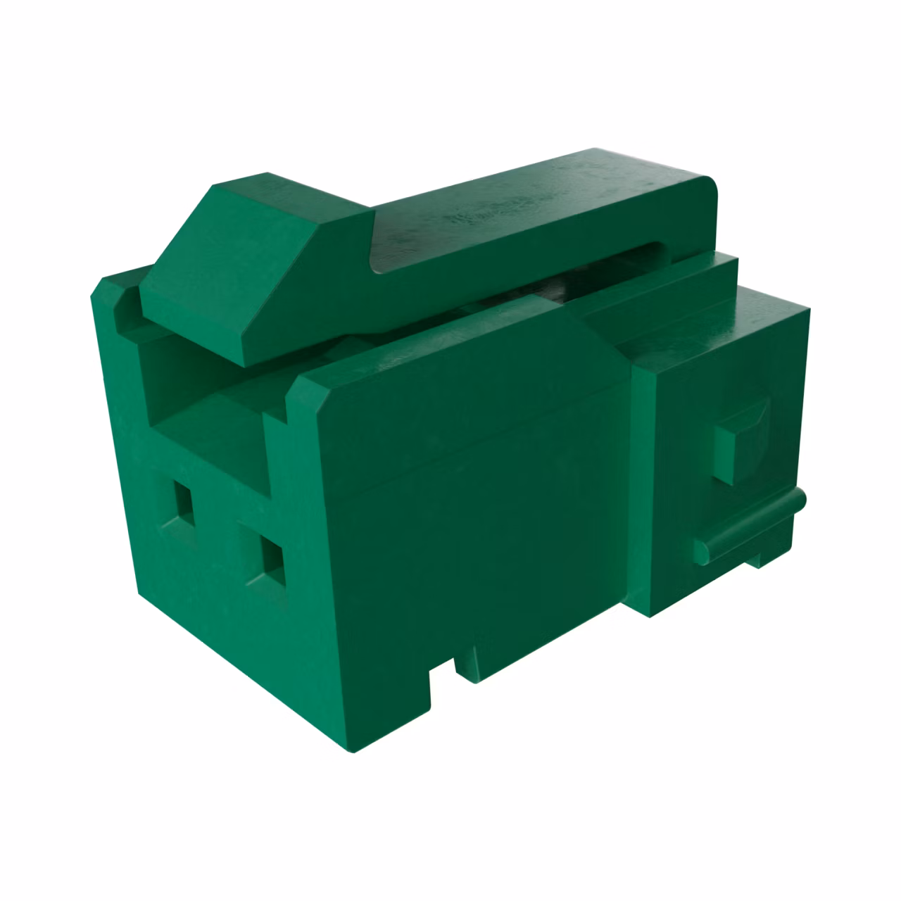 2.00mm Pitch MicroTPA Receptacle Housing, Positive Lock, 2 Circuits, Green for sale