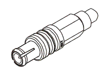 MCX Plug, Straight, Crimp, RD-316 Cable, Die Cast Body, Gold (Au) Plated, 50 Ohms for sale