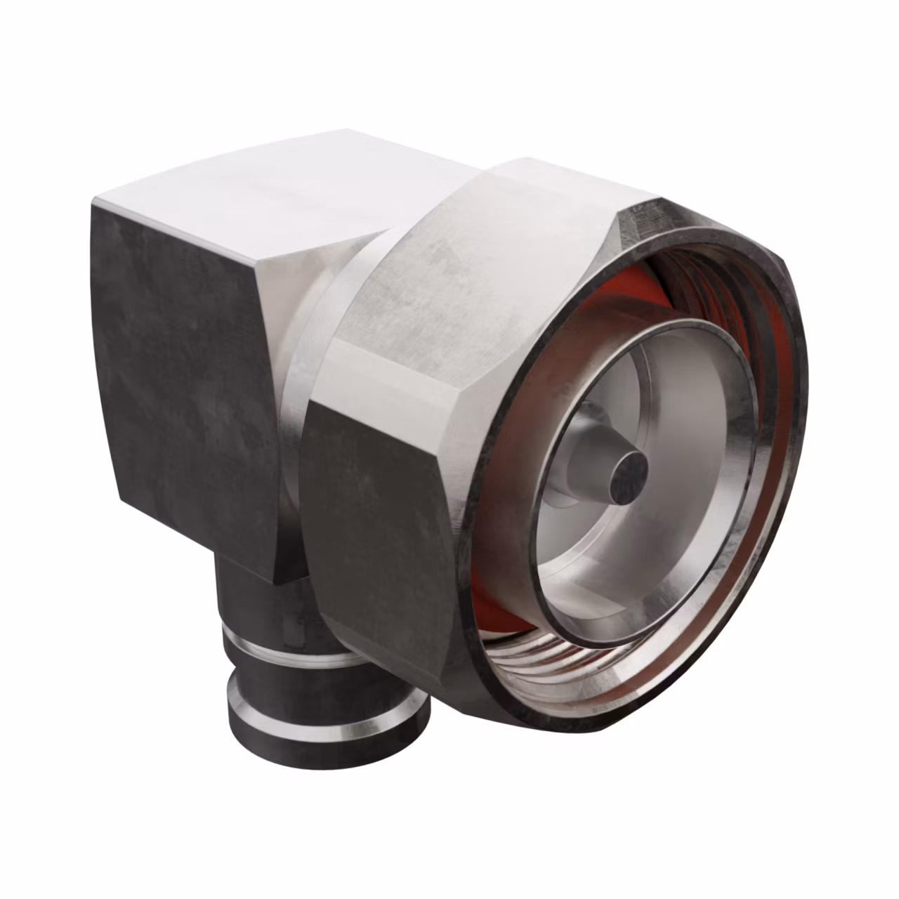 DIN 7/16 Plug, Right-Angle, Solder, for 1/2