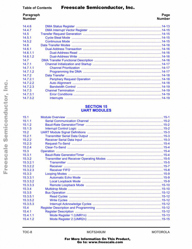 MCF5249 technical document page 10