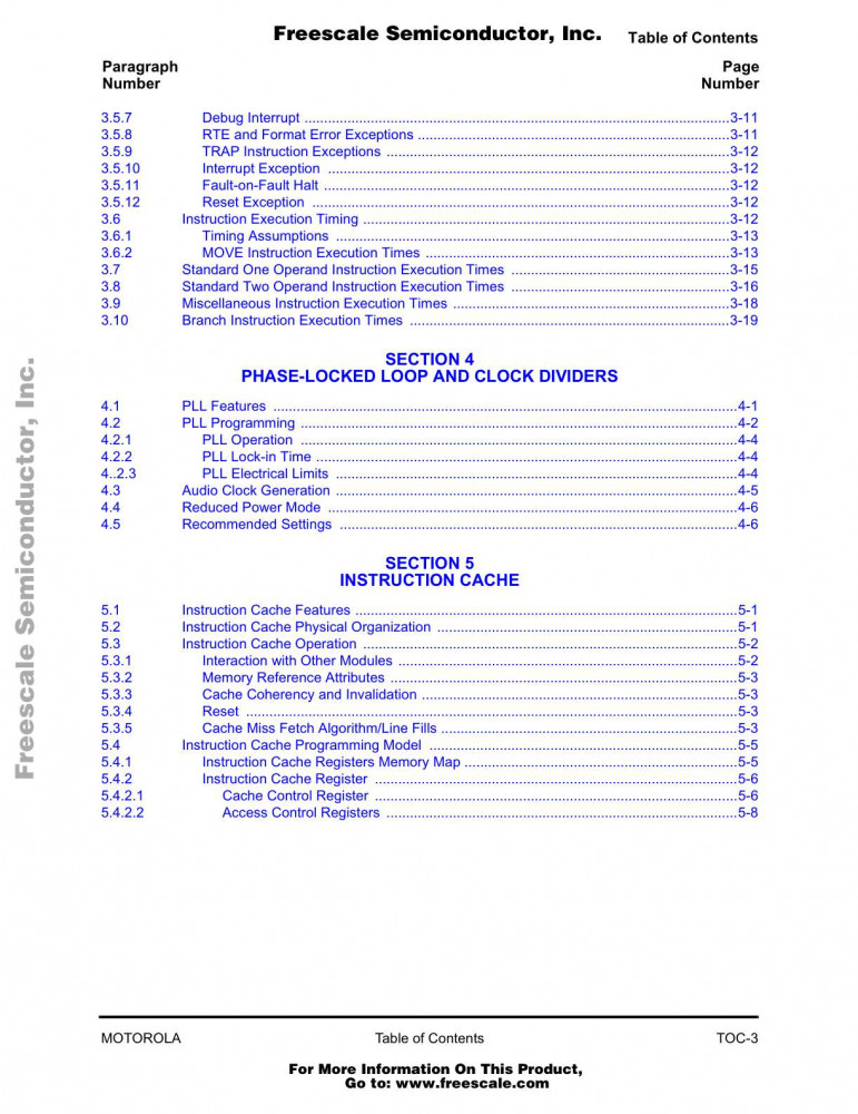 MCF5249 technical document page 5