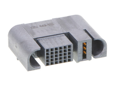 6.35mm Pitch MLX Power Connector Header with Socket Terminal, Vertical, 12 Circuits, Nylon 6/6 94V-2, Tin (Sn) Plating, Black, Lead-Free