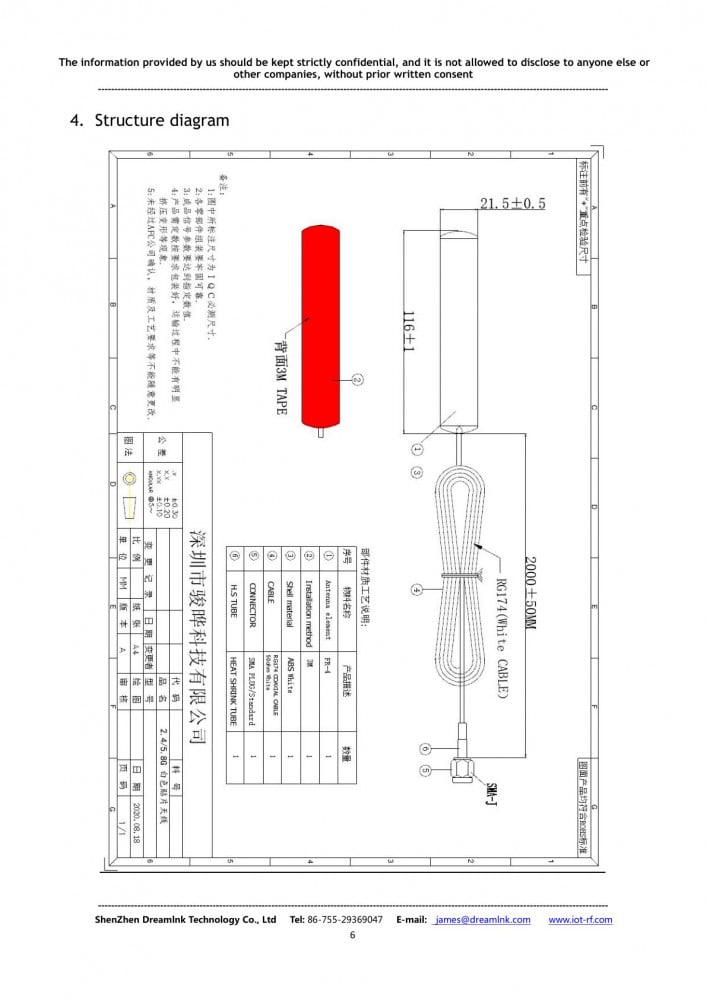 DreamLNK 801 datasheet page 6