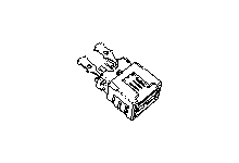 Micro-Fit BMI Receptacle Header, Dual Row, Vertical, with Press-fit Plastic Pegs, 2.54µm Tin (Sn), 12 Circuits