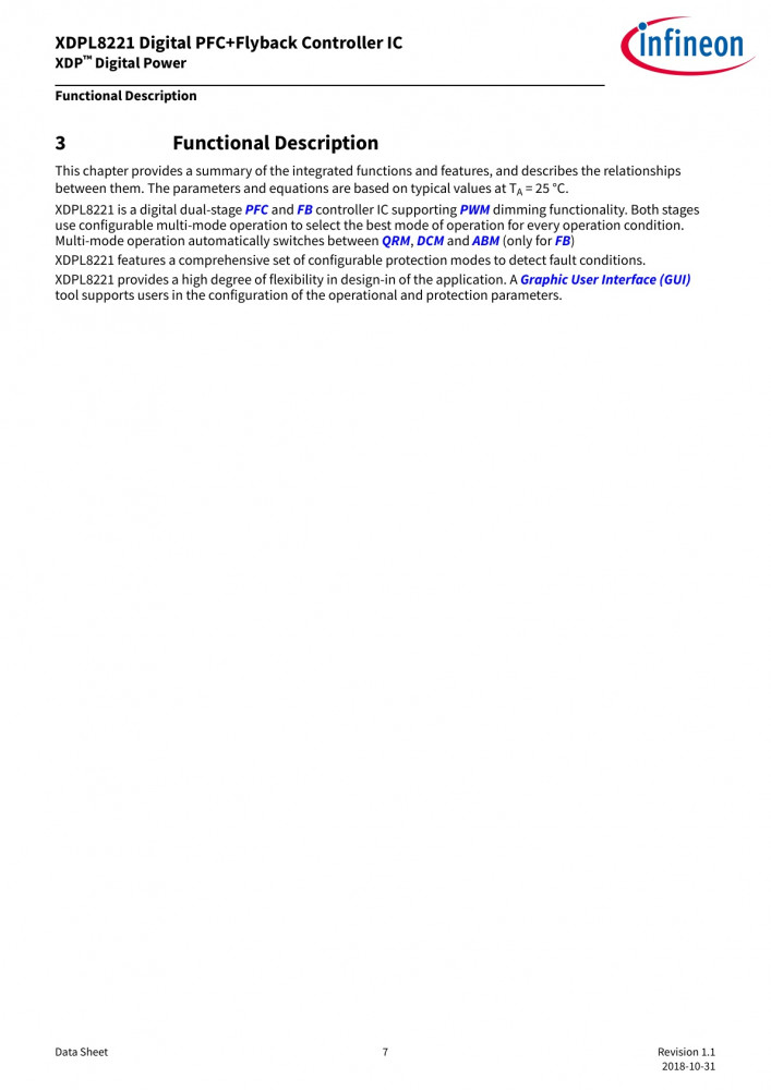 XDPL8221 datasheet page 7