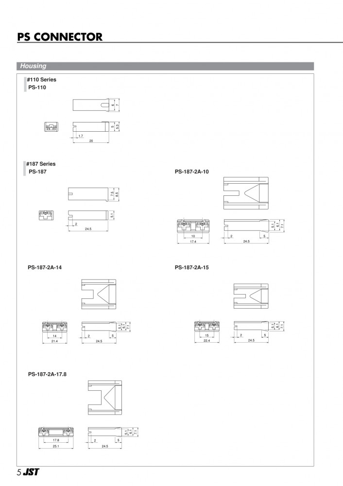 JST PS connector document page 5