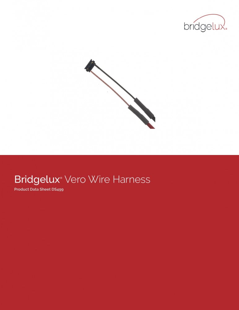 Bridgelux Vero Wire Harness datasheet page 1