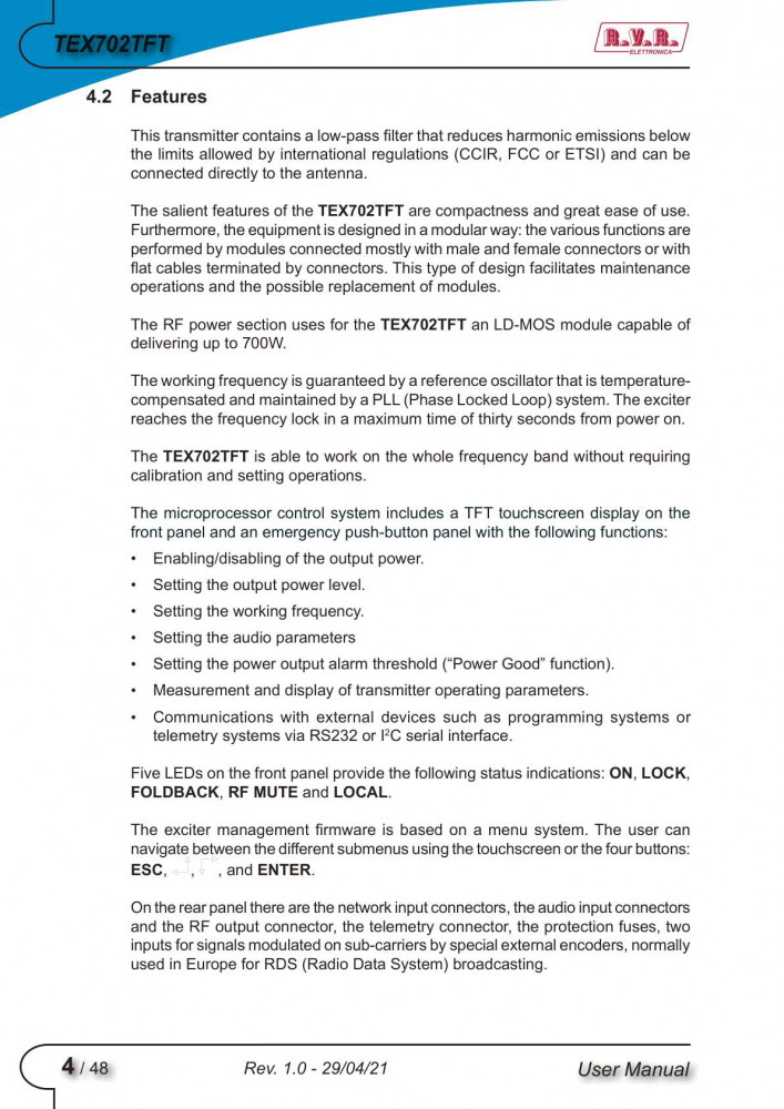 TEX702TFT document page 10