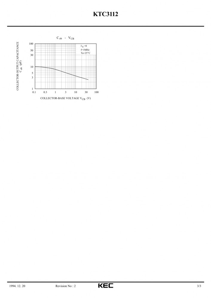 KTC3112-B-AT/P datasheet page 3
