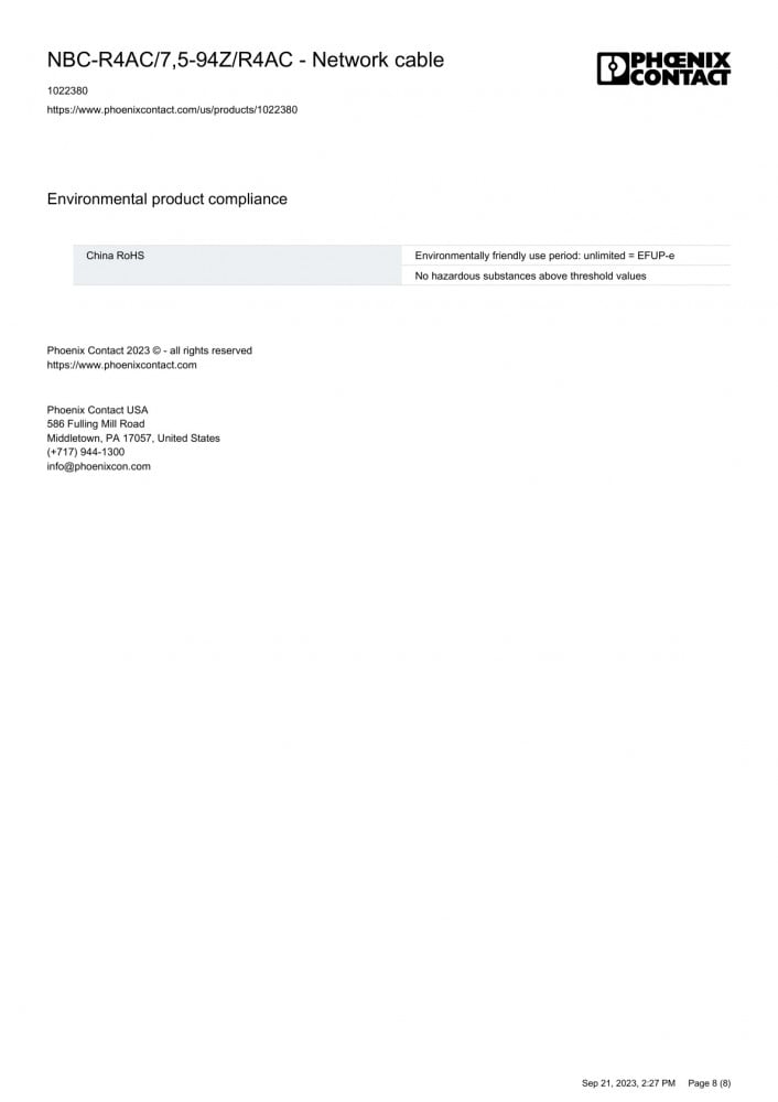 Phoenix Contact 1022380 document page 8