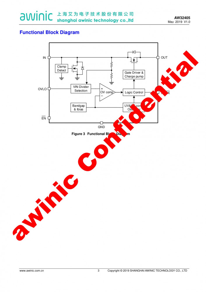 AW32405CSR datasheet page 3