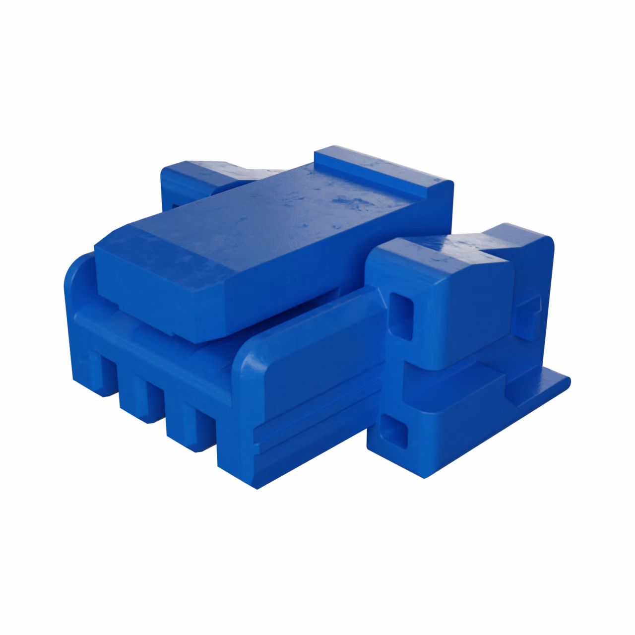 Micro-Lock Plus TPA Type Receptacle Housing, 1.25mm Pitch, Single Row, Positive Lock, 3 Circuits, Blue for sale