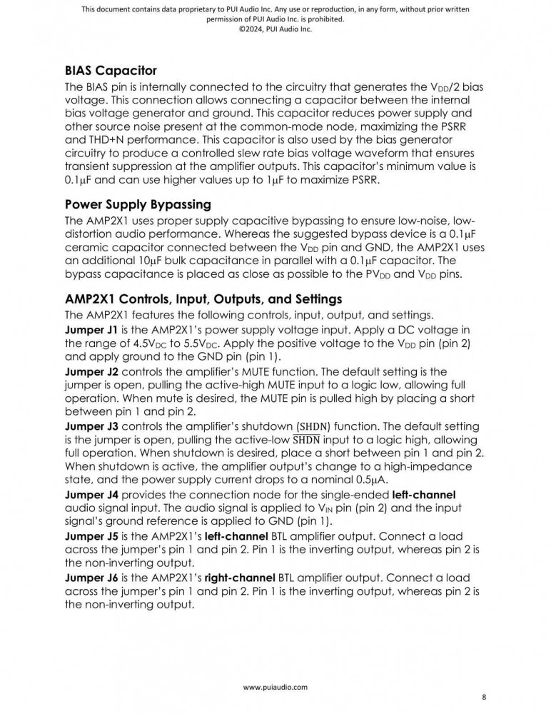AMP2X1 datasheet page 8