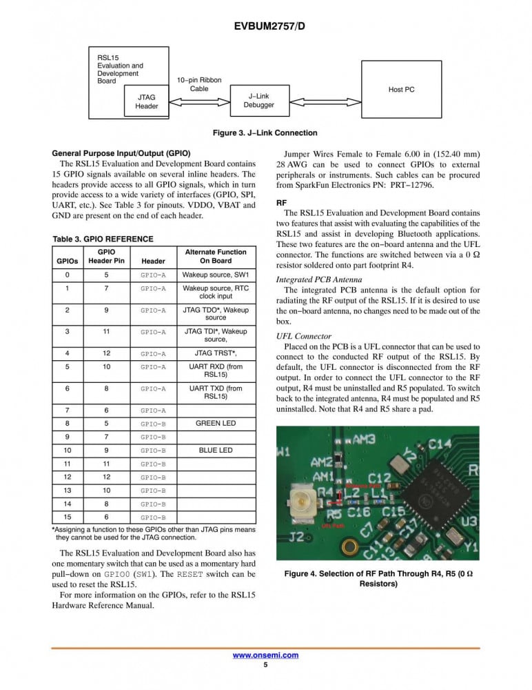 RSL15-EVB document page 5