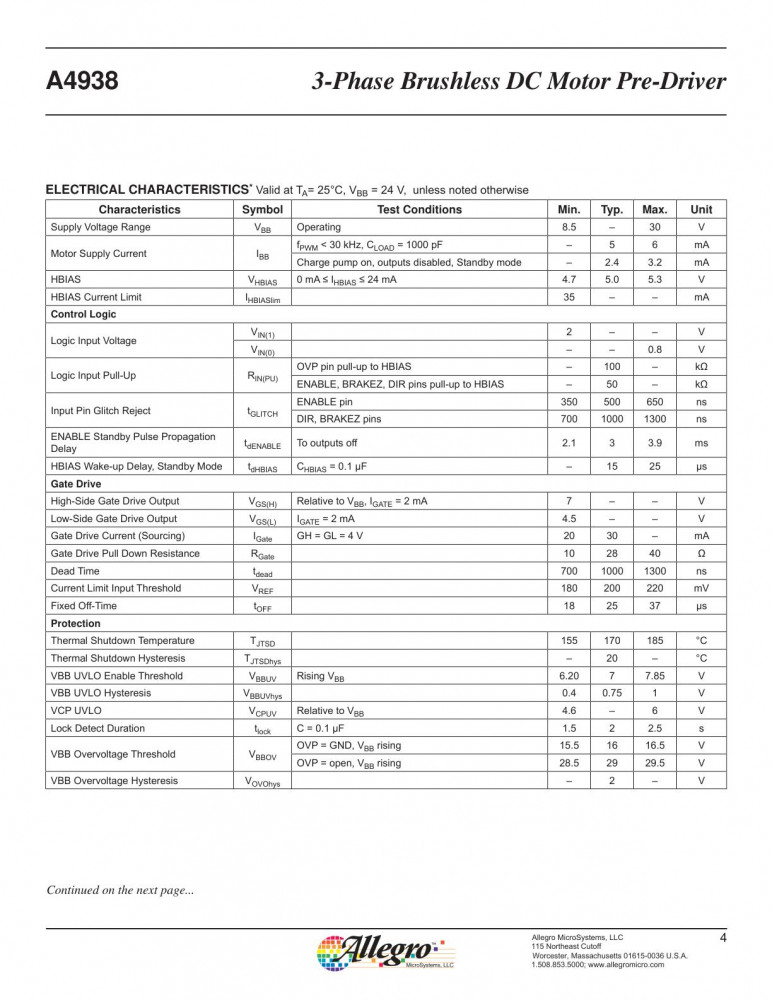 A4938 datasheet page 4