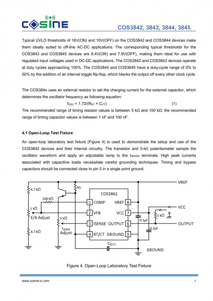 COS3842BD datasheet page 8
