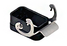 Heavy-Duty High Performance-Harsh Environment (HP-HE) Surface Mount Housing, Screw Locking, Zinc Alloy, Side Entry, Size 16B «77x27», Pg21x2 Thread, Black
