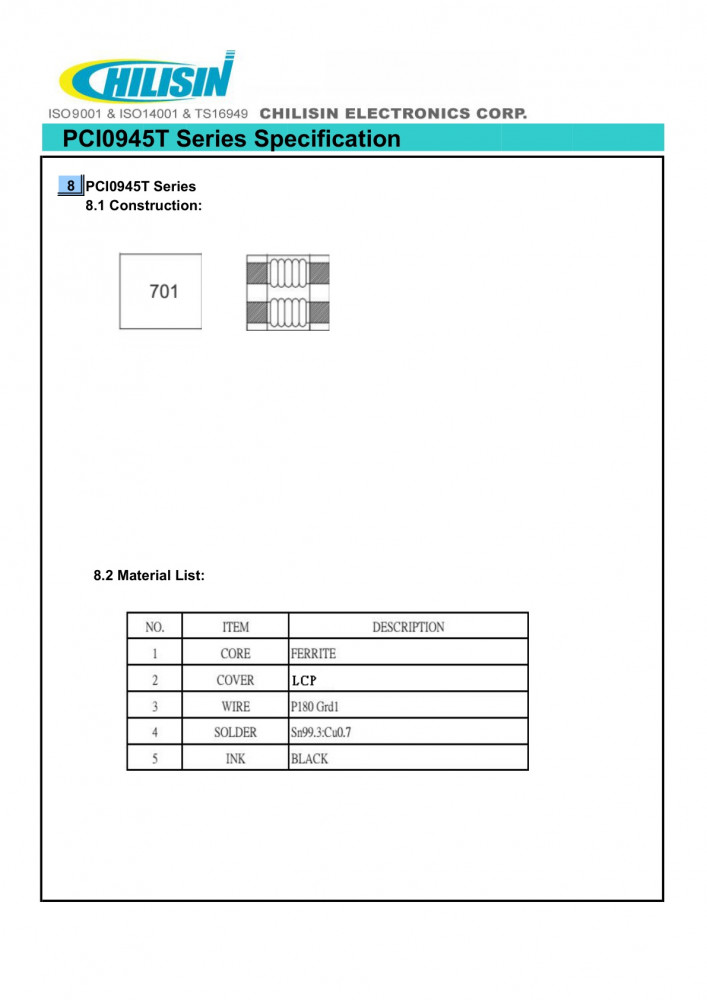 PCI0945T-701-NLM specification page 4