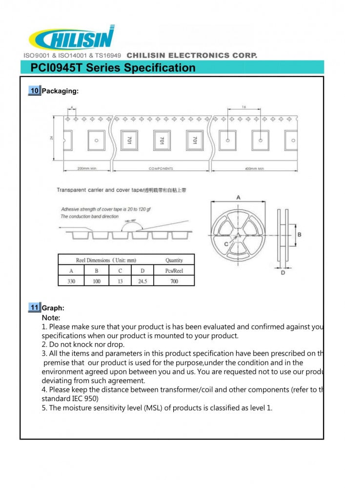 PCI0945T-701-NLM specification page 5