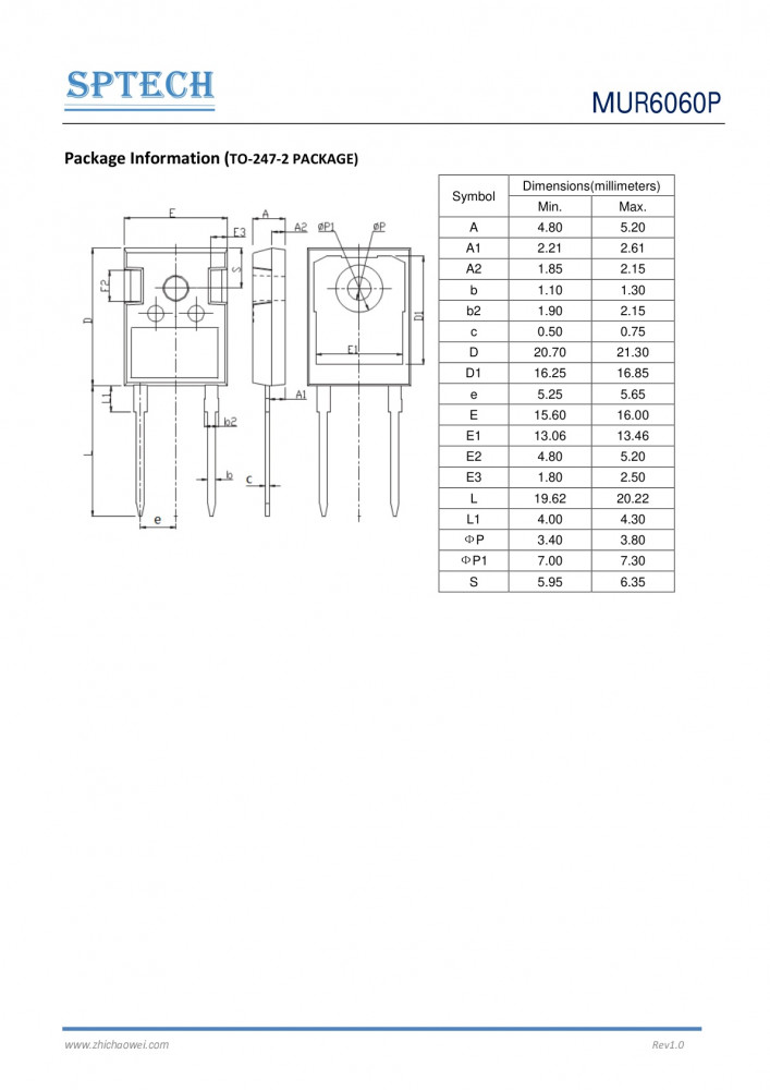 MUR6060P datasheet page 3