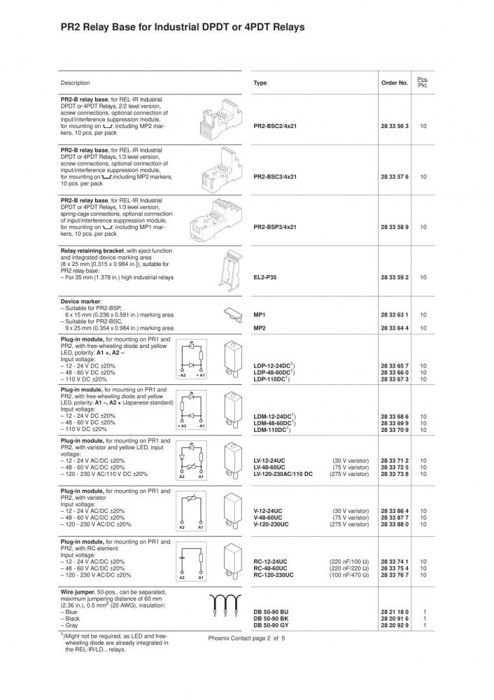 Phoenix Contact 2834148 technical document page 2