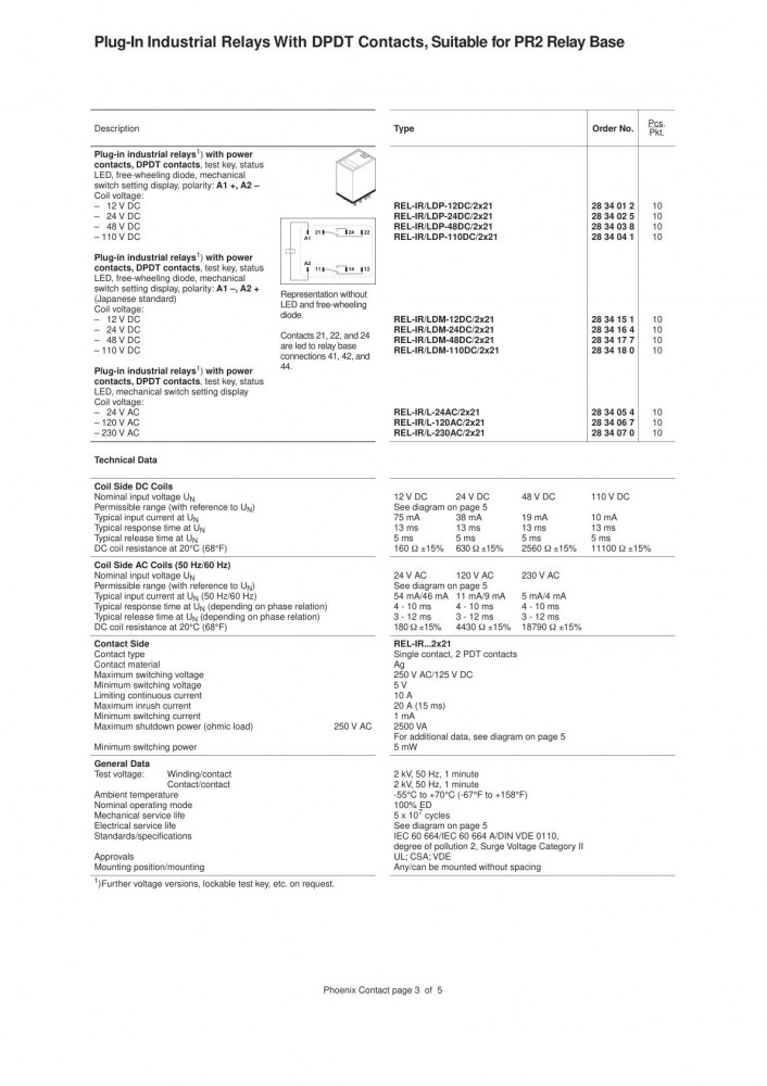 Phoenix Contact 2834148 technical document page 3