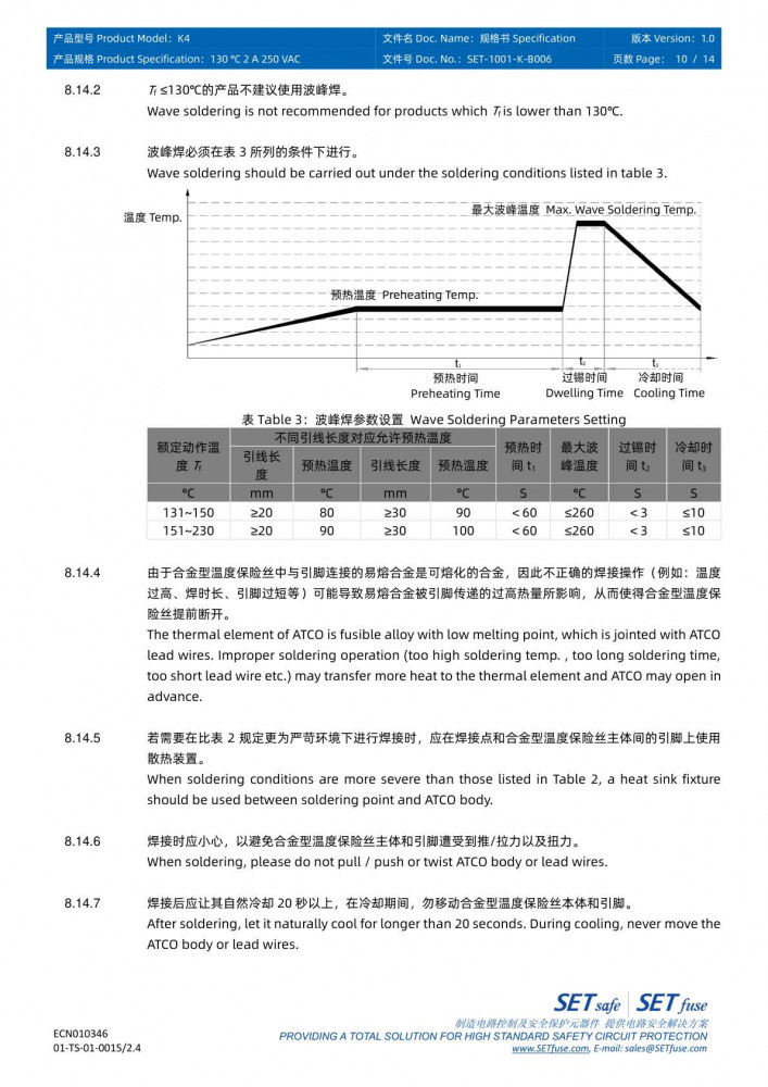 K4 datasheet page 10