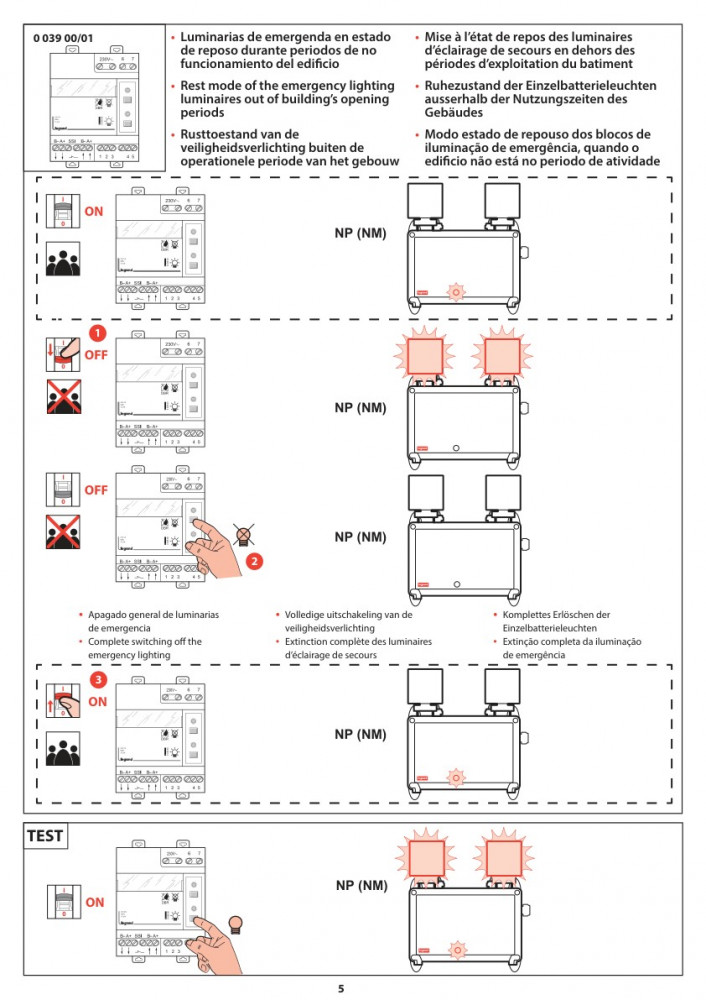 Legrand 661454 technical document, page 5
