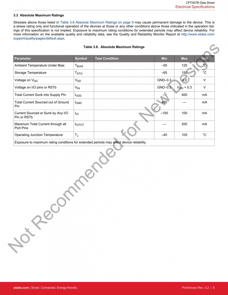 CPT007B datasheet page 10