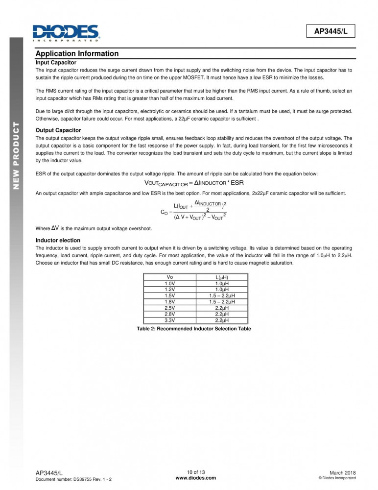 AP3445LW6-7 datasheet page 10
