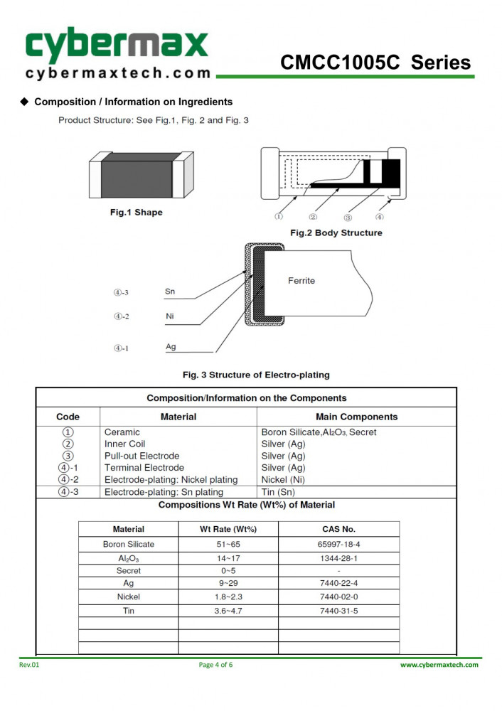 Cybermax datasheet page 4