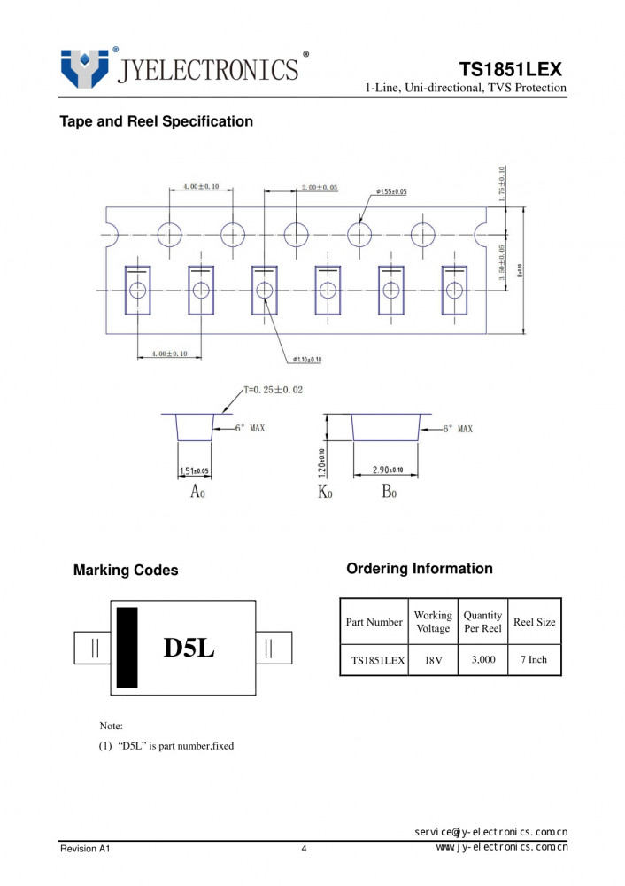 TS1851LEX datasheet page 4