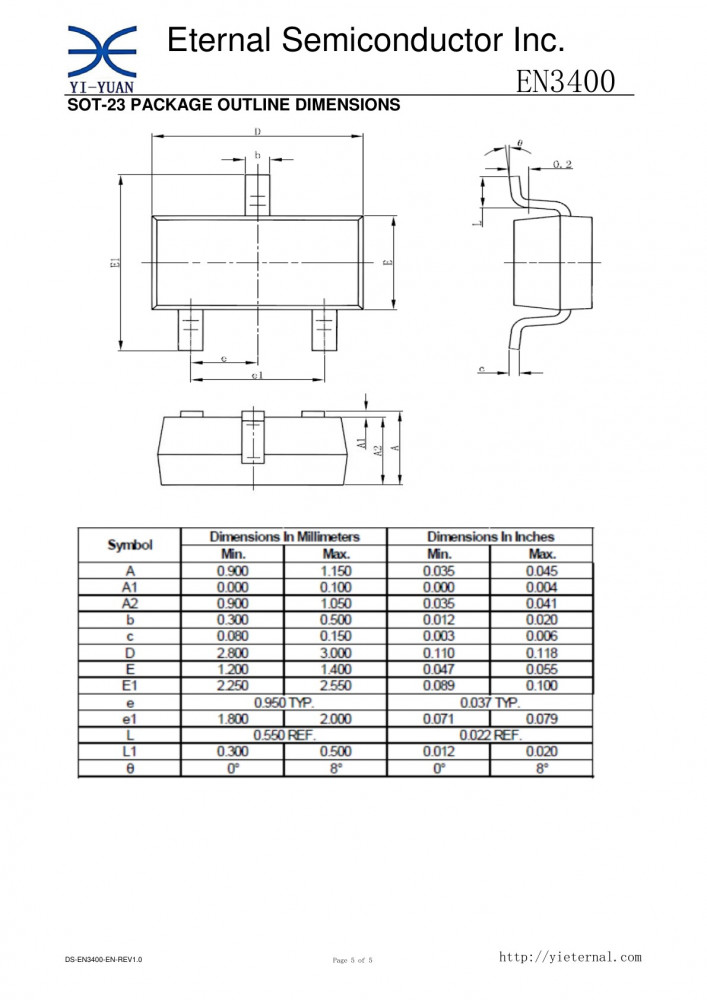 EN3400 datasheet page 5