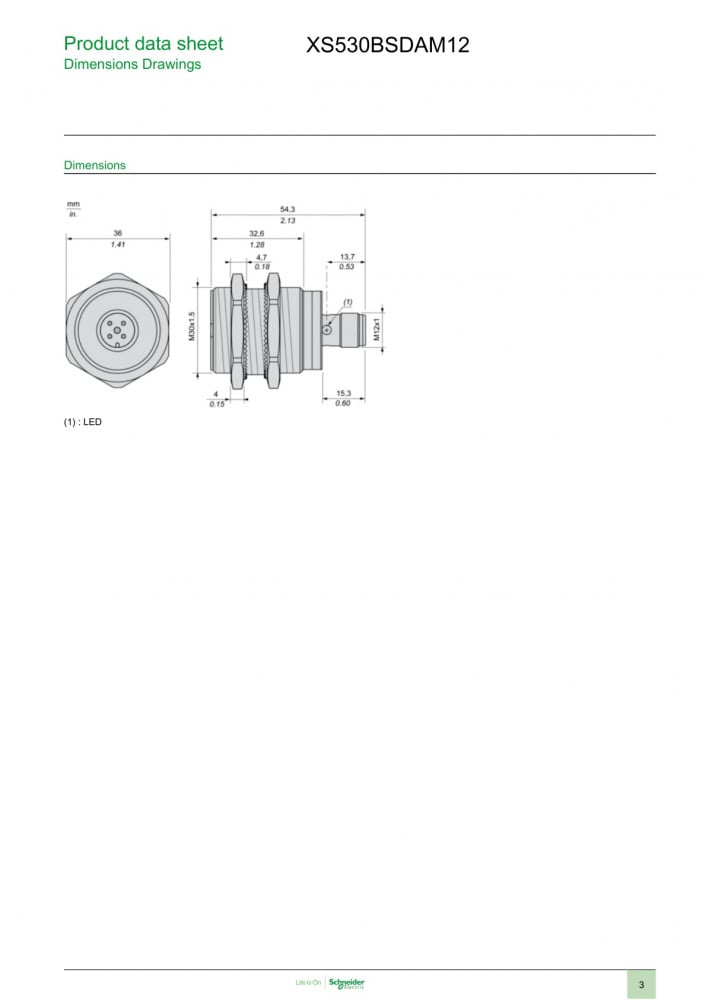 XS530BSDAM12 technical document page 3