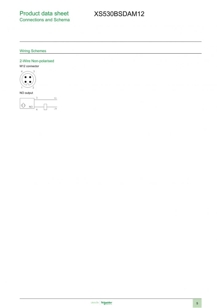 XS530BSDAM12 technical document page 5