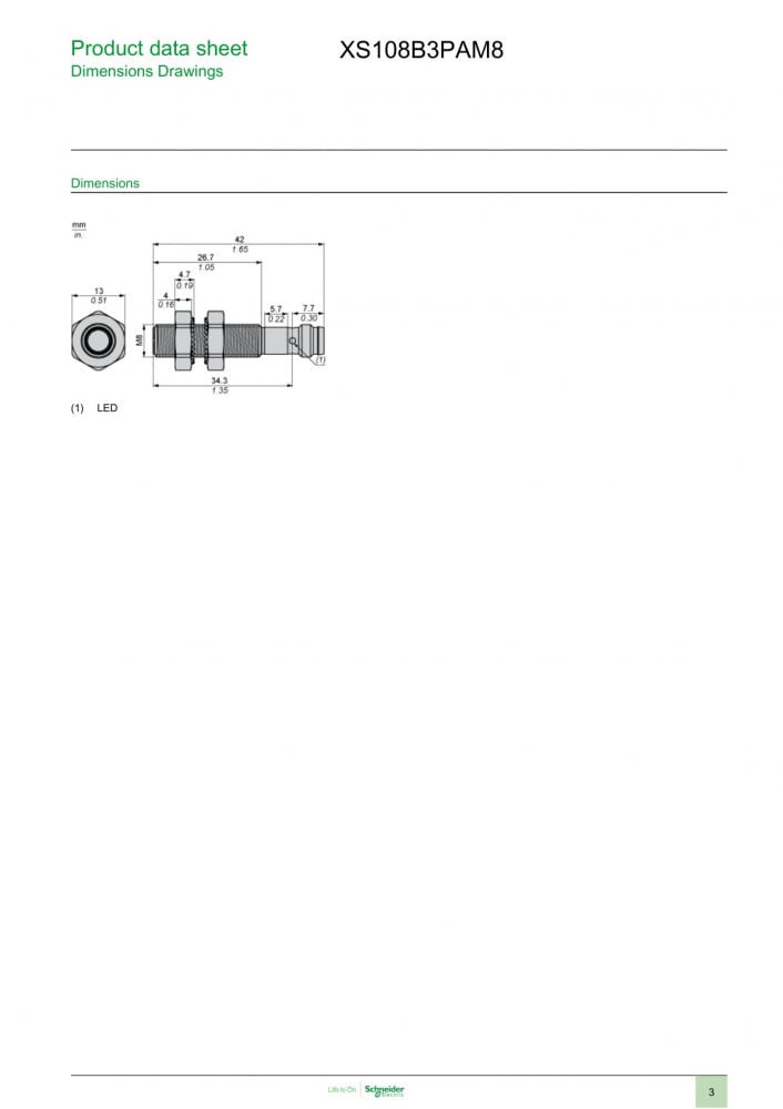 XS108B3PAM8 technical document page 3