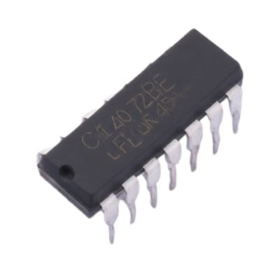 lingxingic CD4082BE(LX) Dual 4-Input AND Gate IC – Gates and Inverters