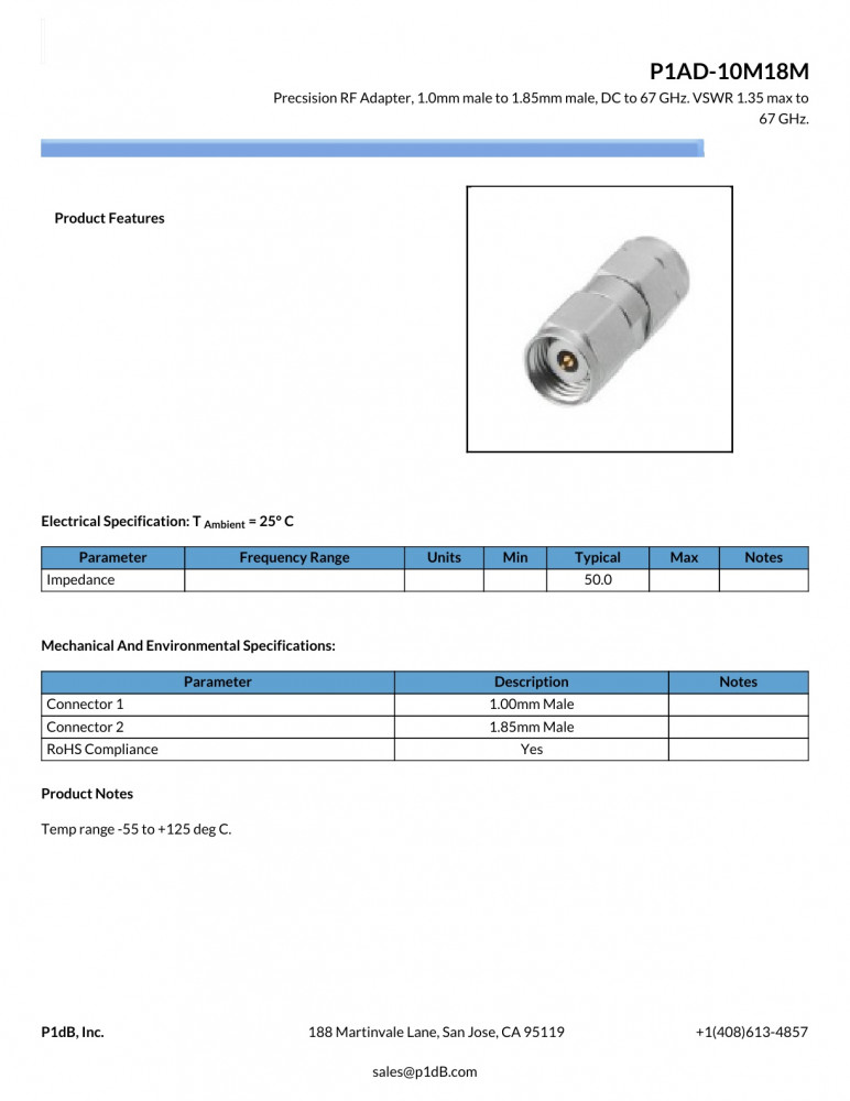 P1AD-10M18M product documentation visual